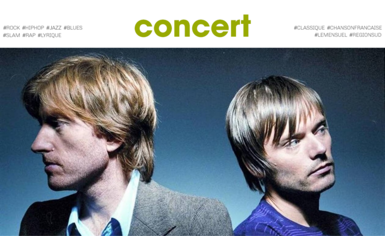 Le groupe Air en concert à l'Opéra Garnier de Monaco pour sa nouvelle ...